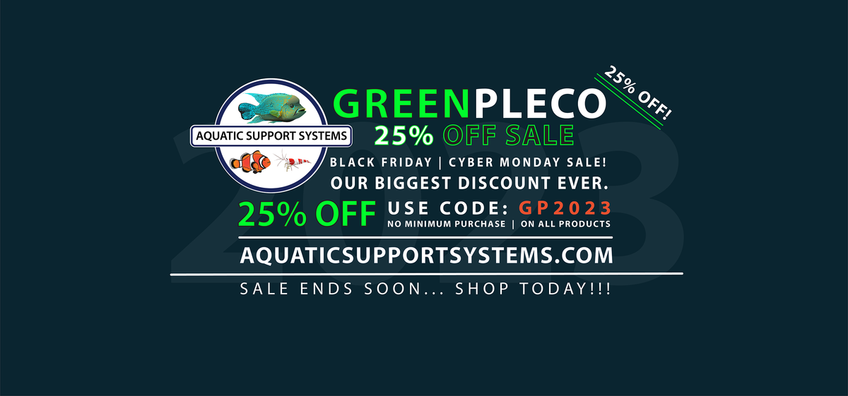Cyber Monday Sale - GreenPleco Plush Toys – Aquatic Support Systems