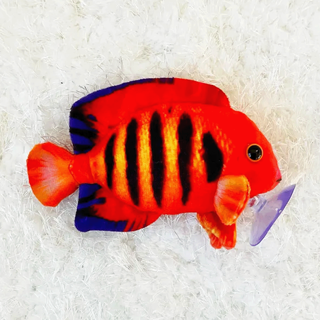 GreenPleco Flame Angel Plushie - 6" – Aquatic Support Systems