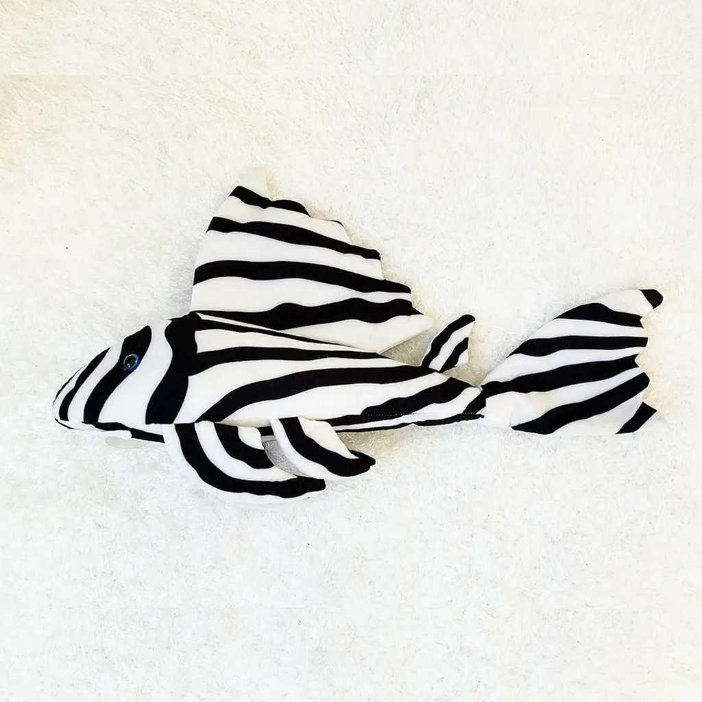 GreenPleco 24" Zebra Pleco Plushie - Glows in the Dark! – Aquatic ...