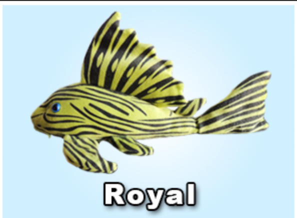 GreenPleco Royal Pleco Plushie – Aquatic Support Systems